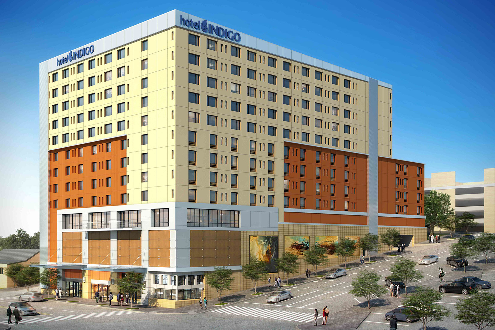 AUSTIN | Hotel Indigo/Holiday Inn Express | 136 FEET | 13 FLOORS ...